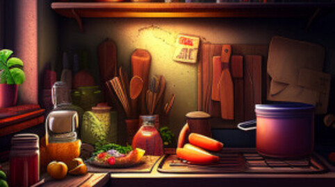ArtStation - Kitchen Backgrounds | Artworks