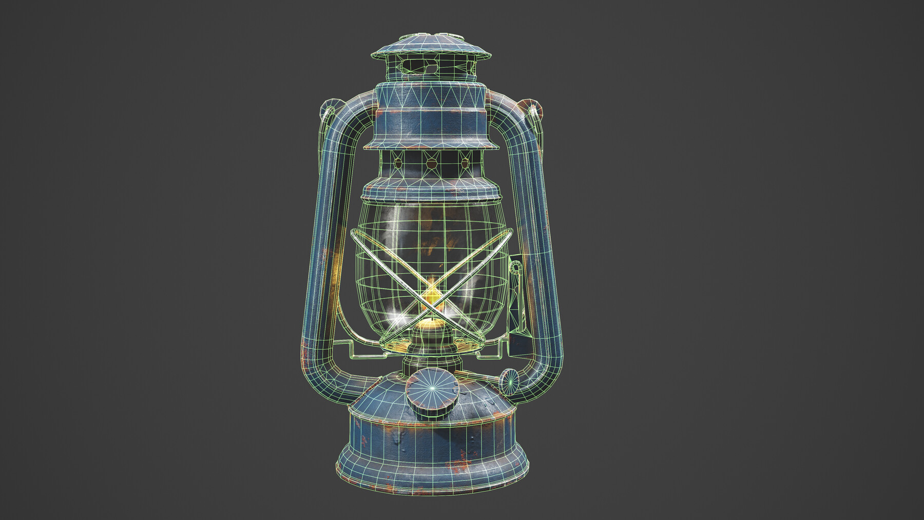 ArtStation - Old Kerosene Lamp | Game Assets