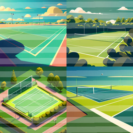 ArtStation - Tennis Backgrounds | Artworks