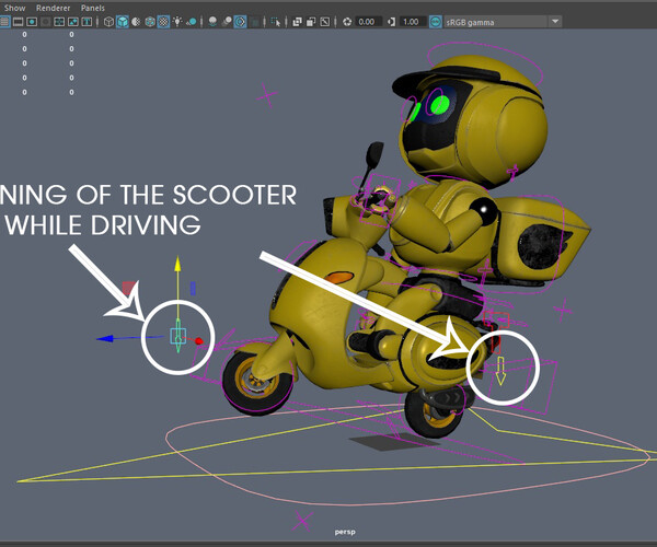 ArtStation - Robot - transformer scooter classic rigging character ...