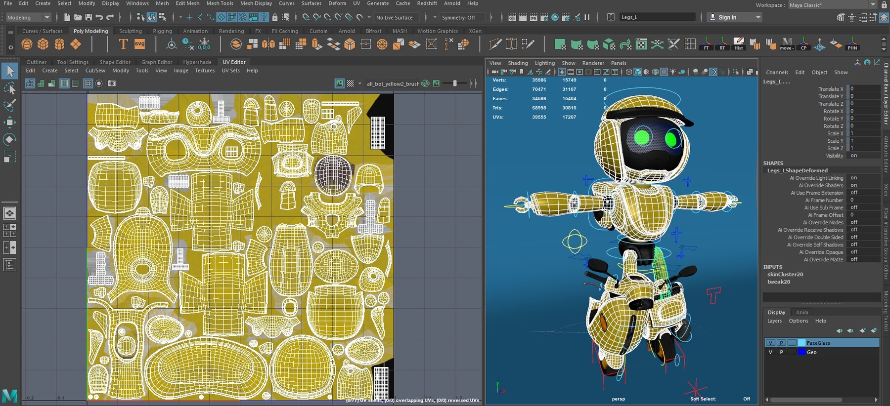 ArtStation - Robot - transformer scooter classic rigging character ...
