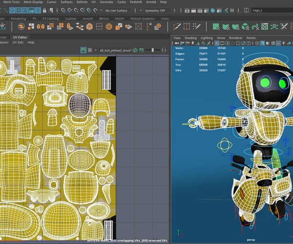 ArtStation - Robot - transformer scooter classic rigging character ...