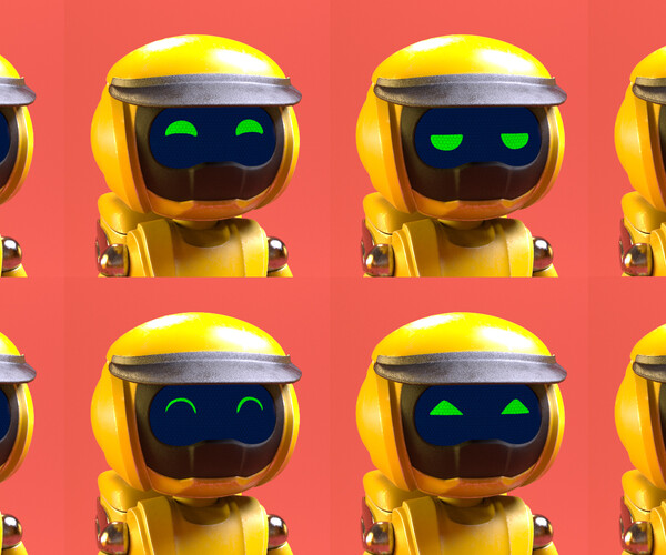 ArtStation - Robot - transformer scooter classic rigging character ...