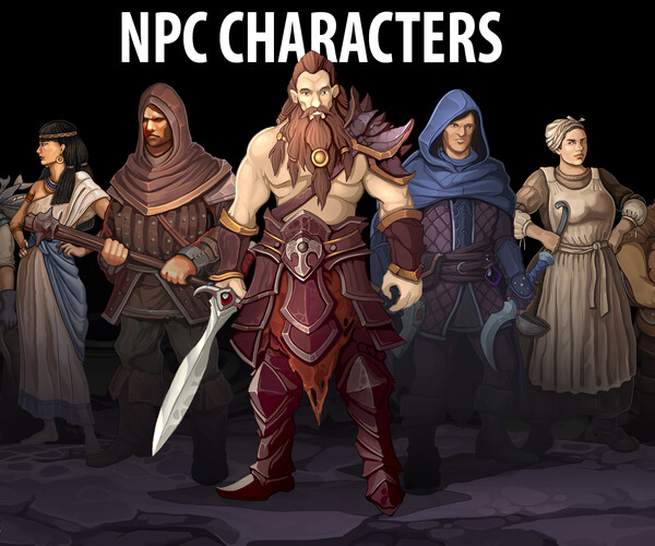 ArtStation - NPC characters | Game Assets