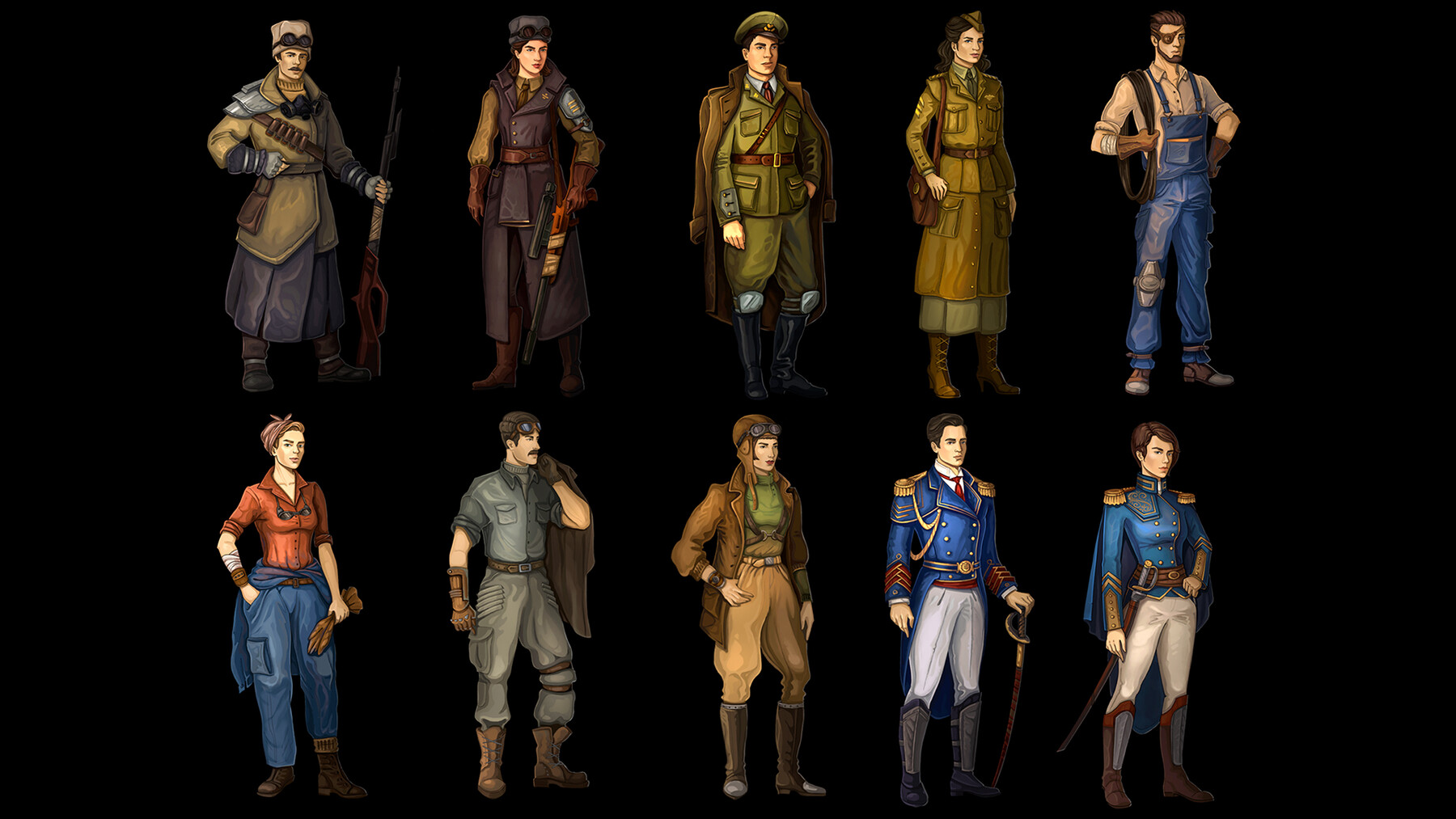 ArtStation - Post Apocalypse Characters | Game Assets