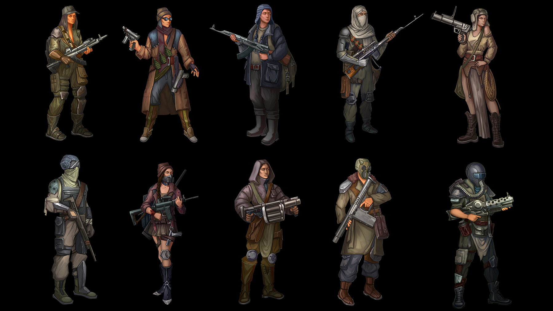 ArtStation - Post Apocalypse Characters | Game Assets