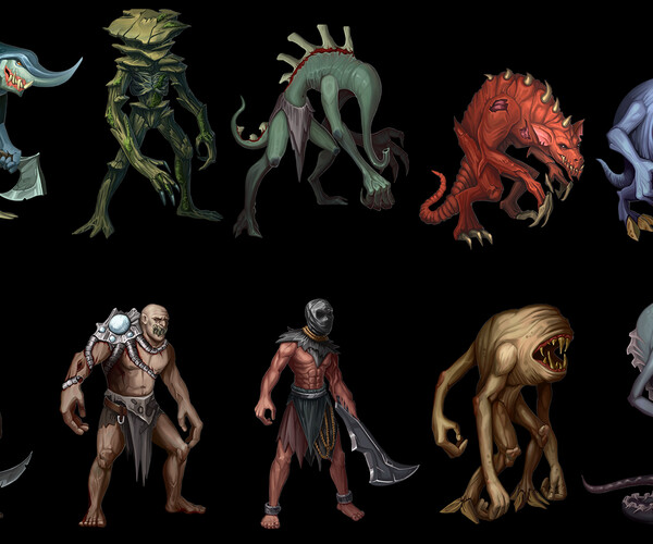 ArtStation - Post Apocalypse Characters | Game Assets