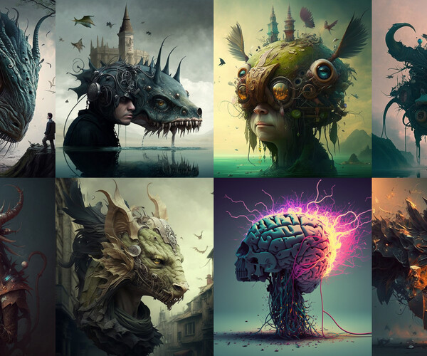 ArtStation - Psychedelic Mirage - 96 ARTWORKS - 8K Resolution | Artworks