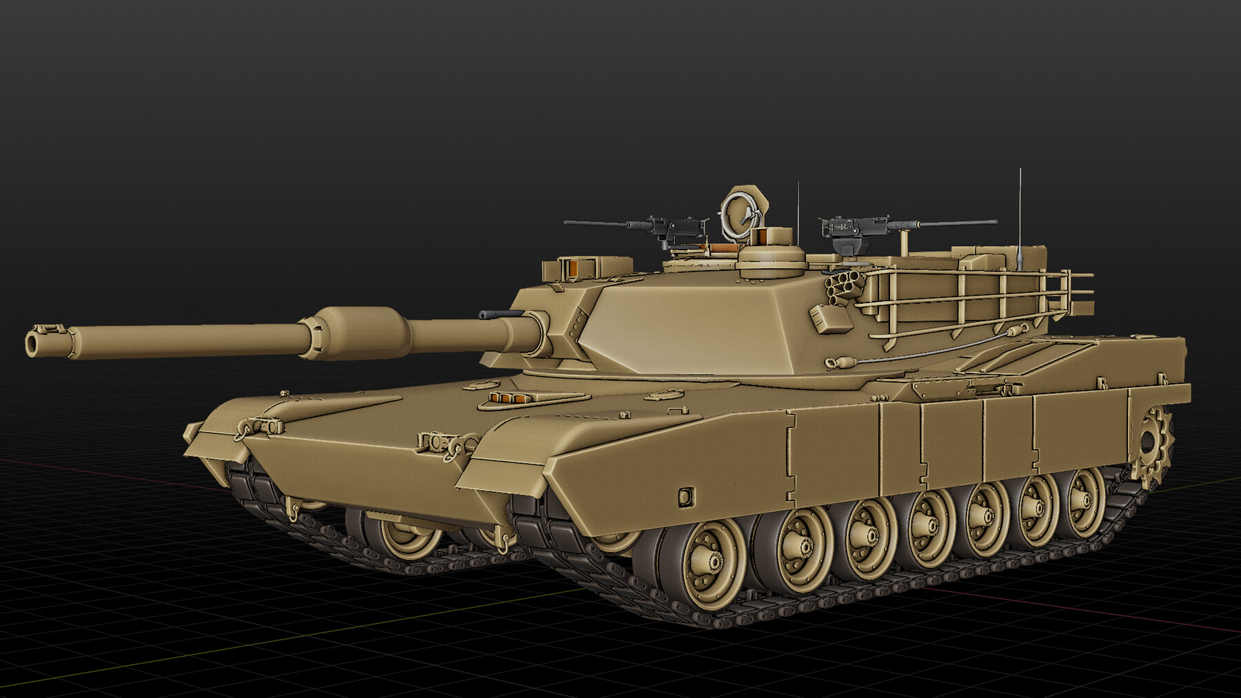 ArtStation - M1 Abrams [Fully Rigged] | Game Assets