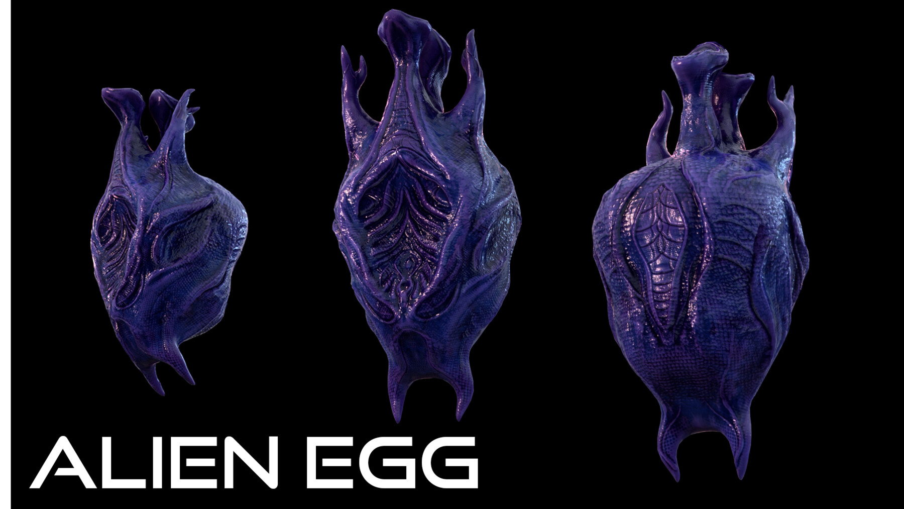ArtStation - Alien Egg 2 - Ngchipv | Game Assets