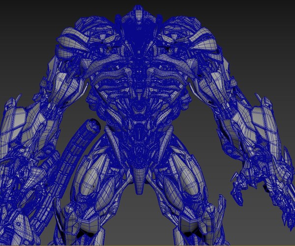 ArtStation - Rigged Transformers Shockwave 3d model | Resources