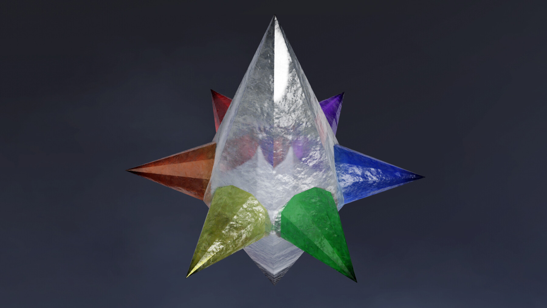 ArtStation - Rainbow Crystals Fantasy Gameasset | Game Assets