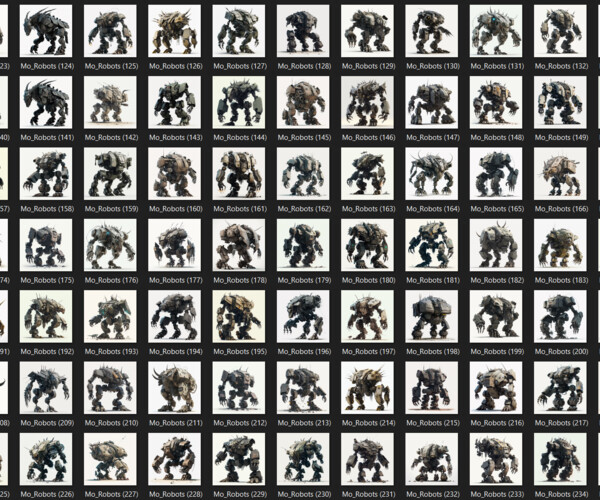 ArtStation - 900 Robots Concept 8K Resolution - References | Artworks