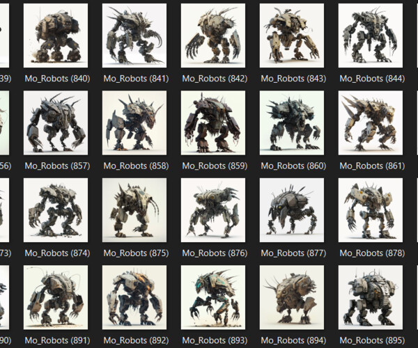 ArtStation - 900 Robots Concept 8K Resolution - References | Artworks