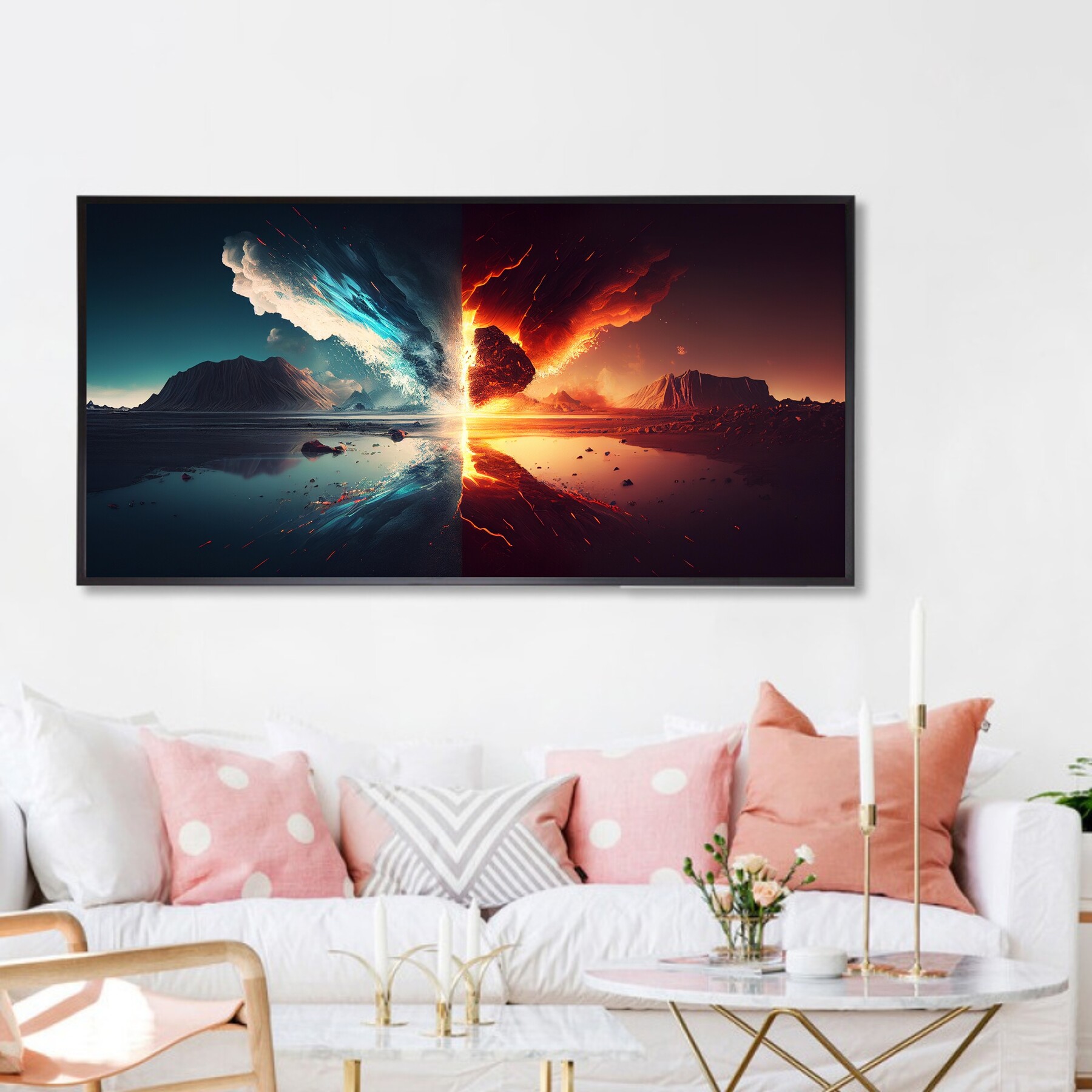 ArtStation - Wall Art Landscape, Home Decor Art, DIgital Abstract Art ...