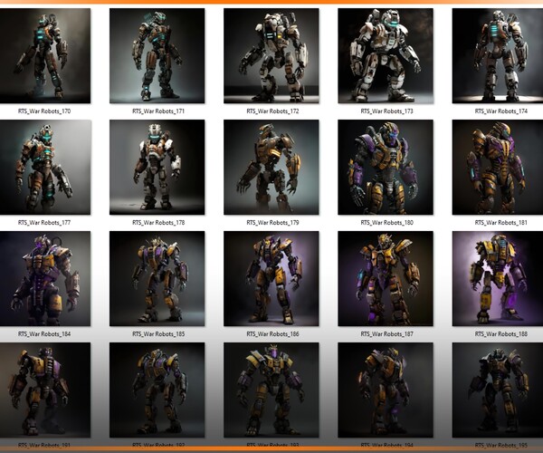 ArtStation - 323 War Robots_ Reference Modeling /Designing Vol 01 ...