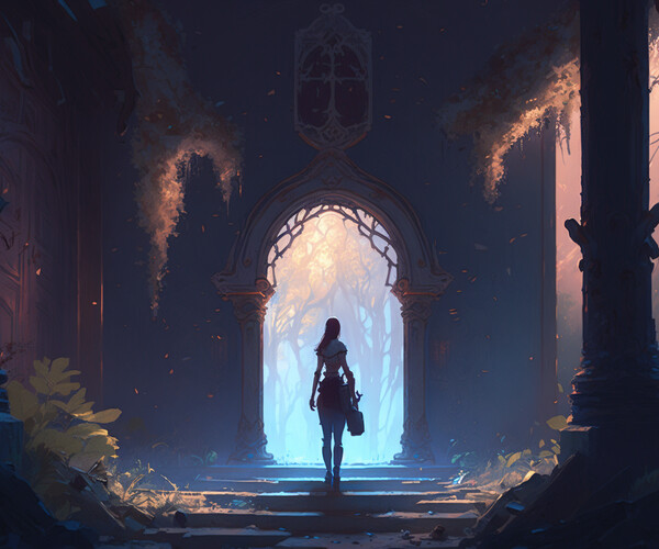 ArtStation - The Enrapturing Tale: A Digital Painting of Legends and ...