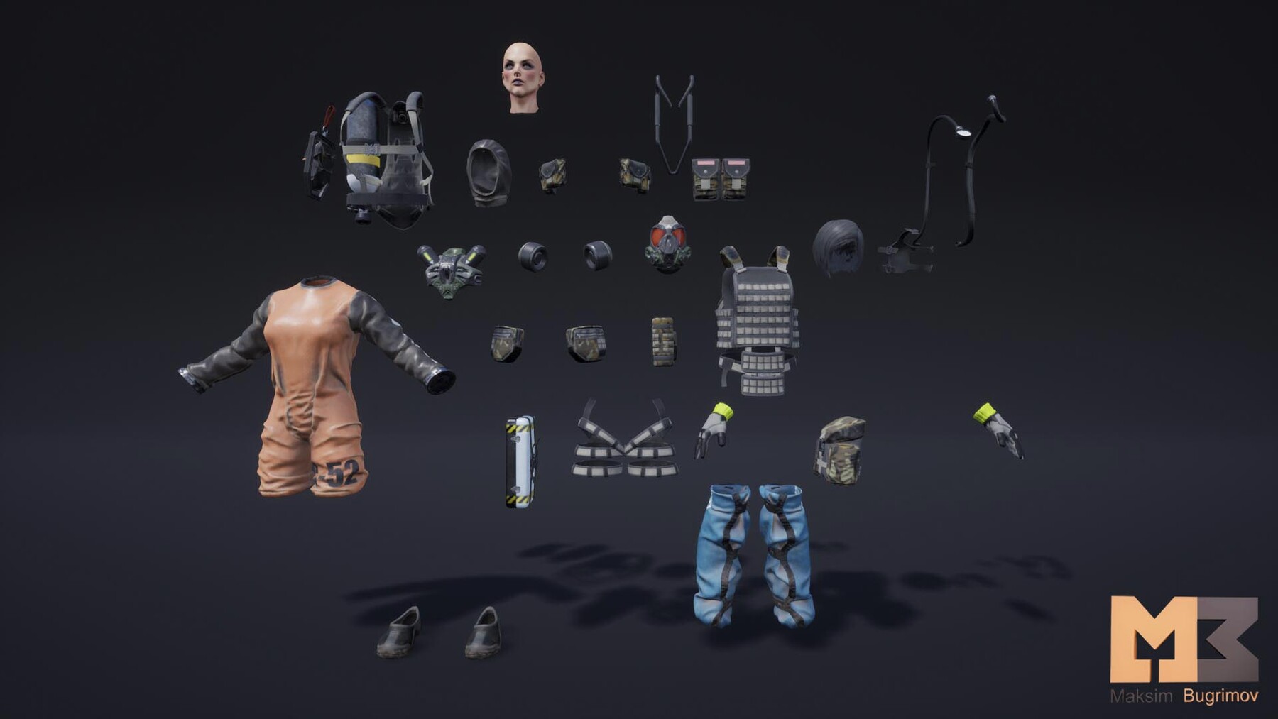 ArtStation - Female Soldiers (Pack) | Game Assets