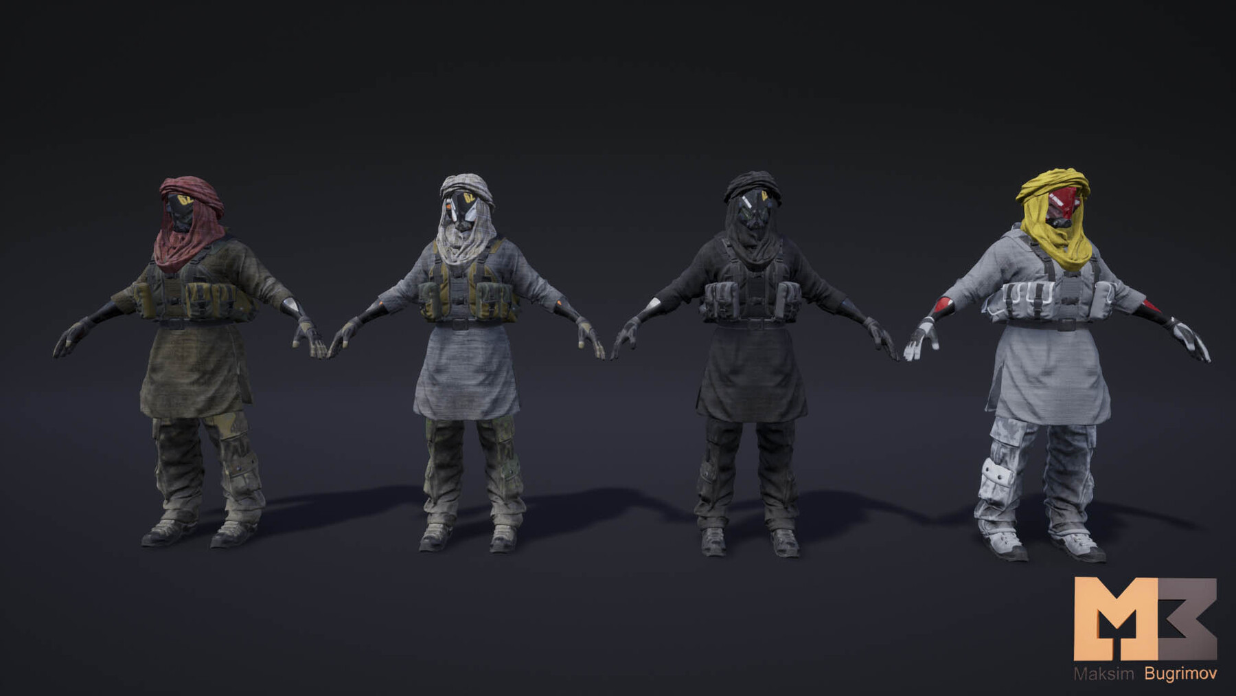 ArtStation - Female Soldiers (Pack) | Game Assets