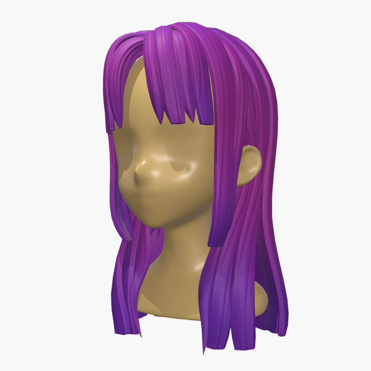 ArtStation - Long Hair | Game Assets