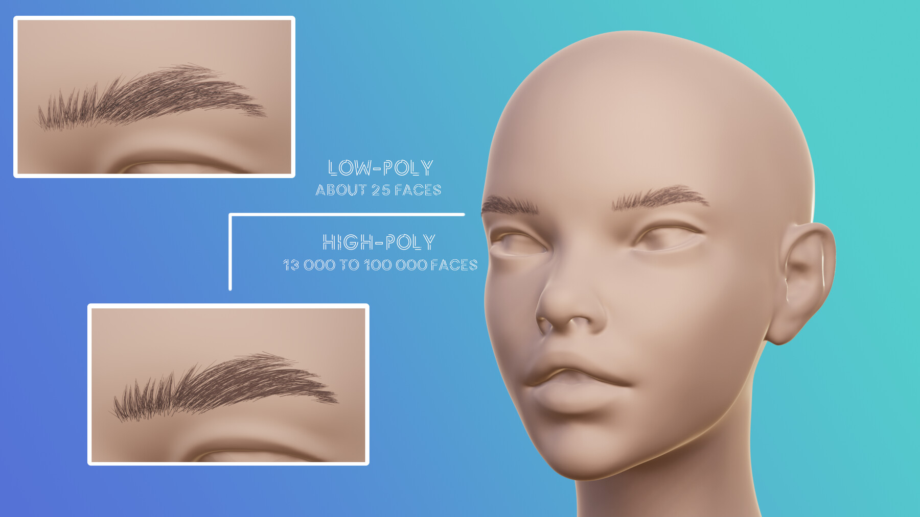 ArtStation - Eyebrow Pack 03 | Game Assets