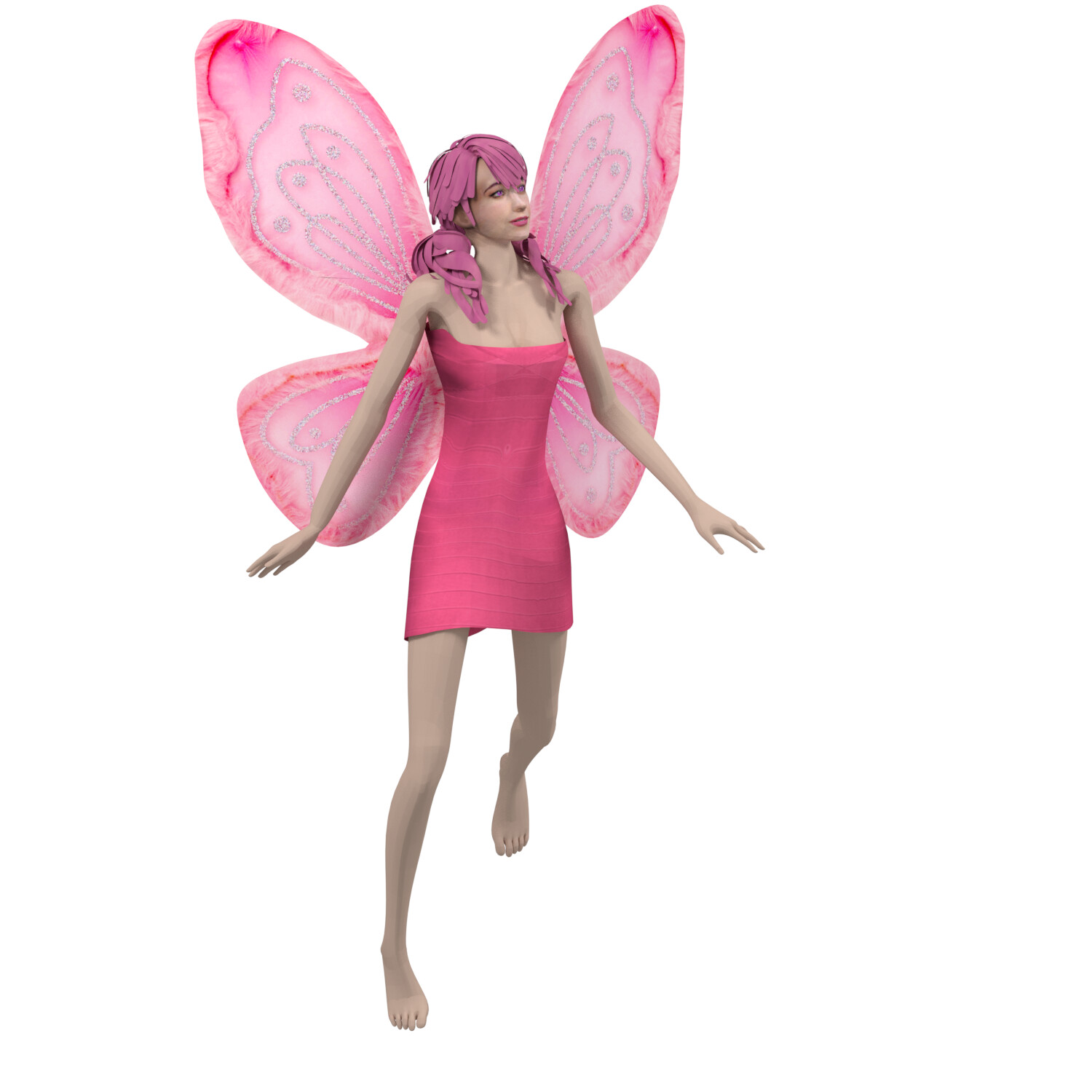 ArtStation - Fairy 3D Model Game Ready | Game Assets