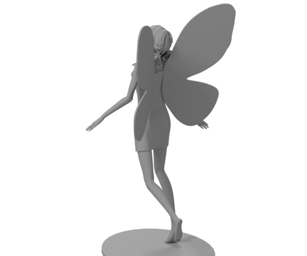 ArtStation - Fairy 3D Model Game Ready | Game Assets