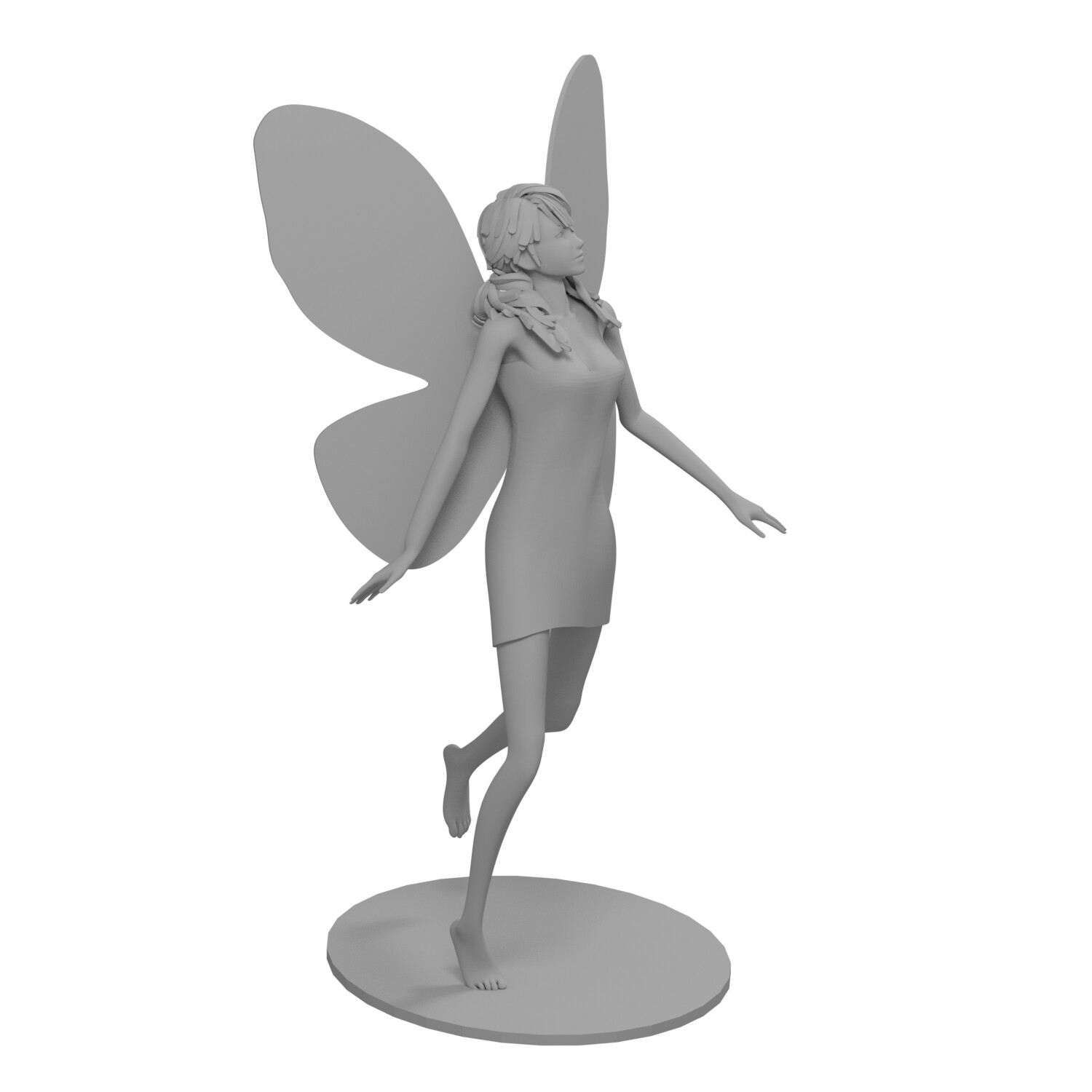 ArtStation - Fairy 3D Model Game Ready | Game Assets