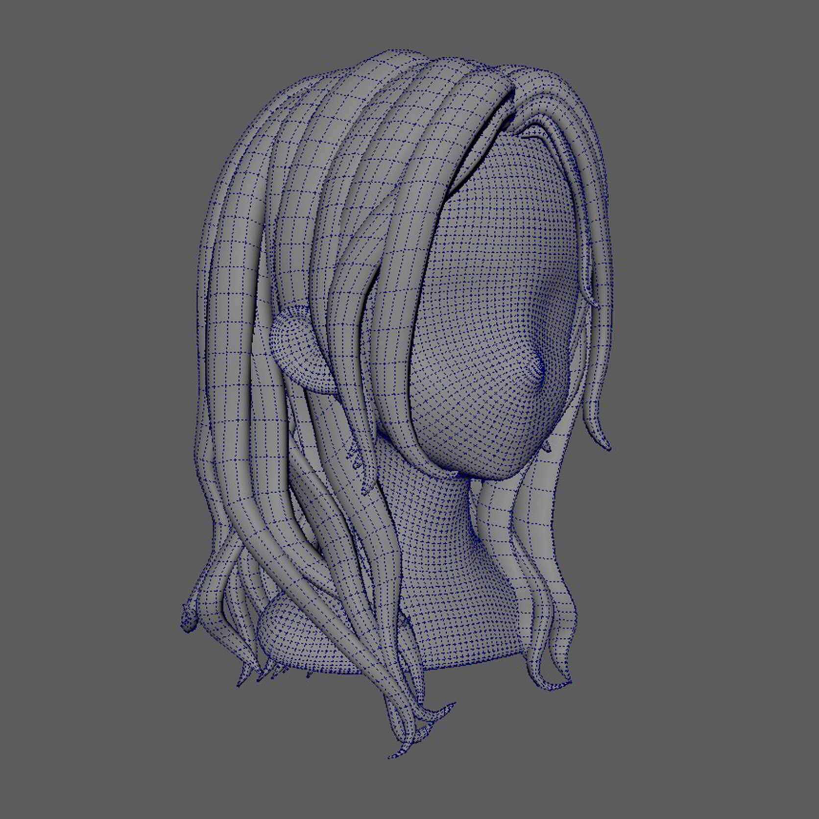 ArtStation - Long Hair | Game Assets