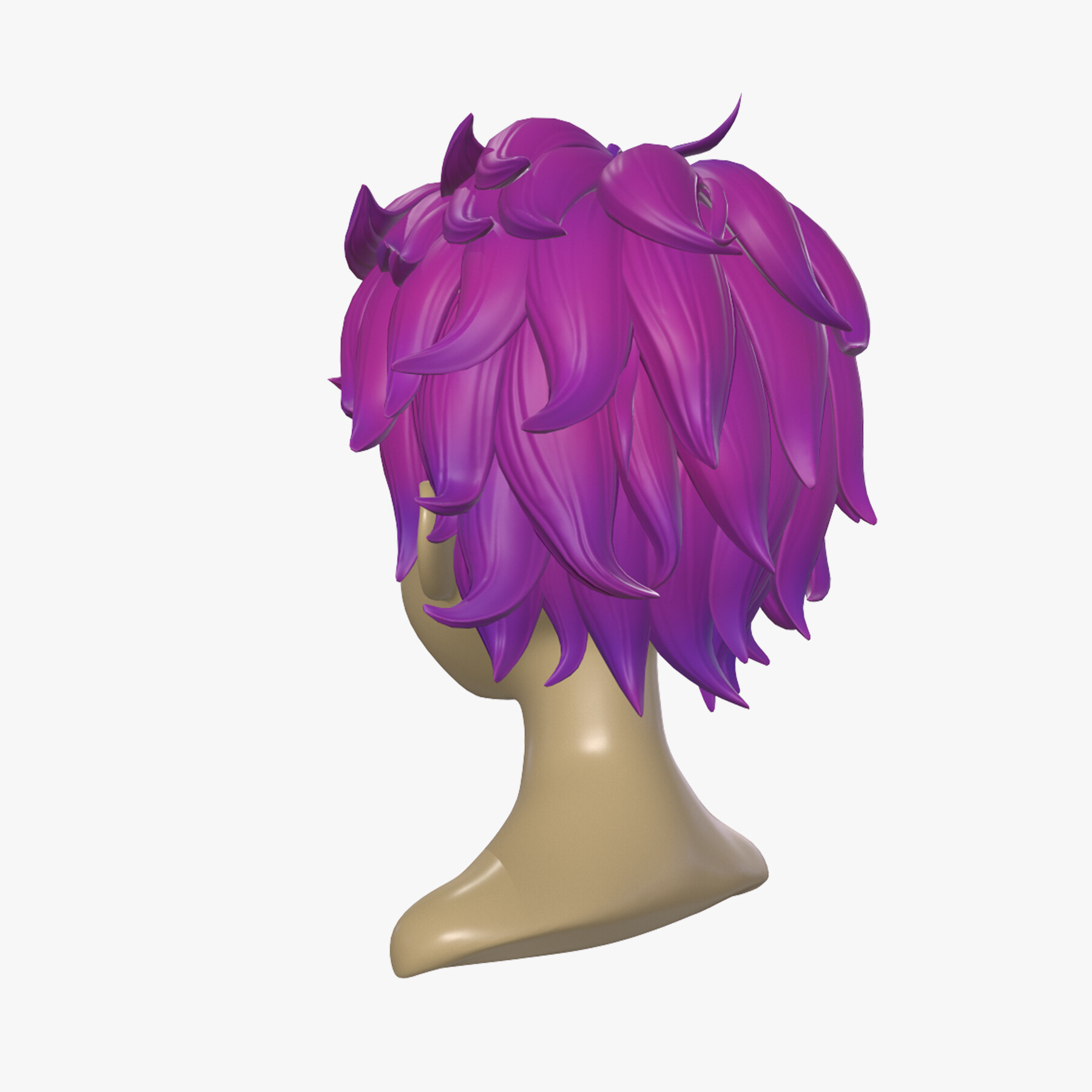 ArtStation - Short Hair | Game Assets