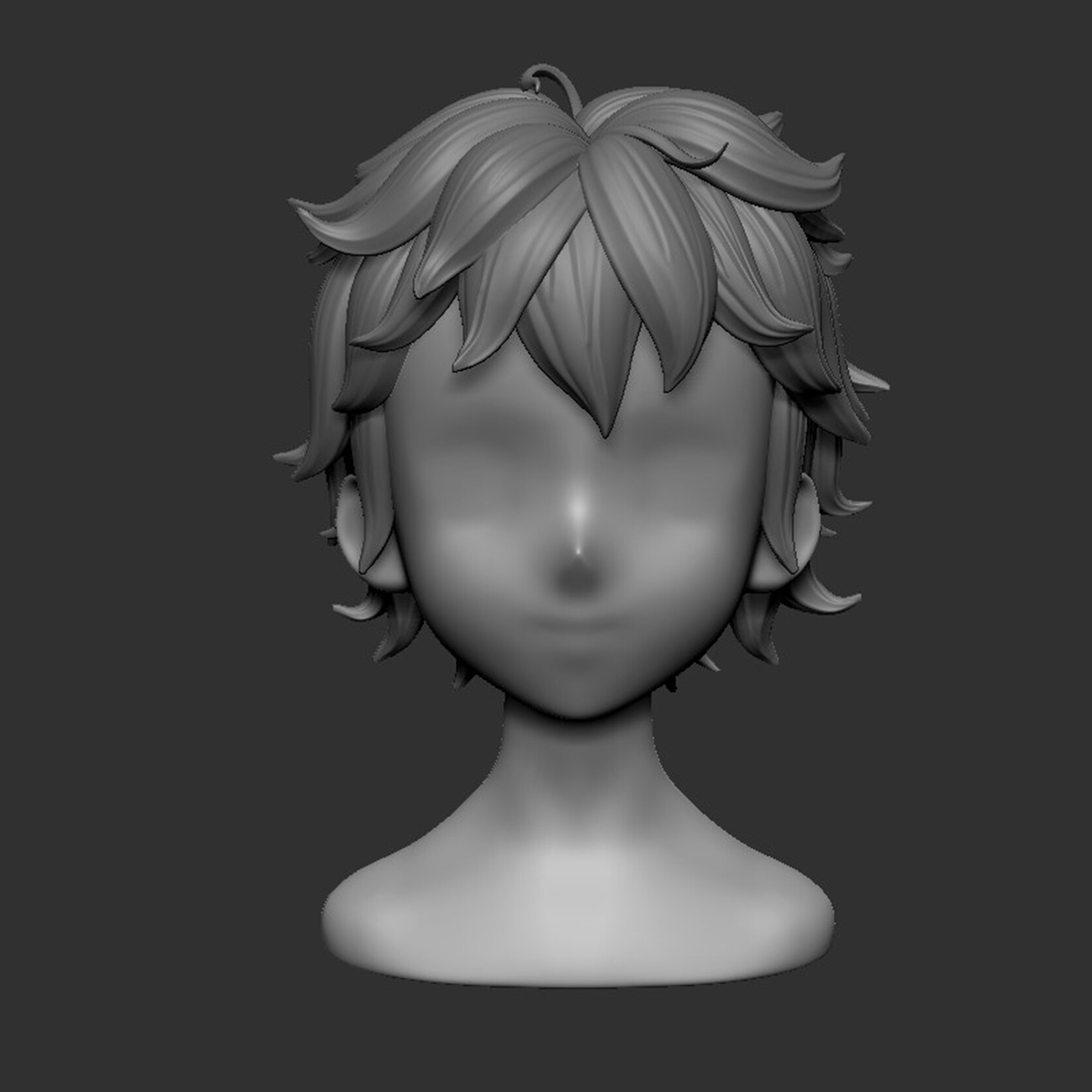 ArtStation - Short Hair | Game Assets