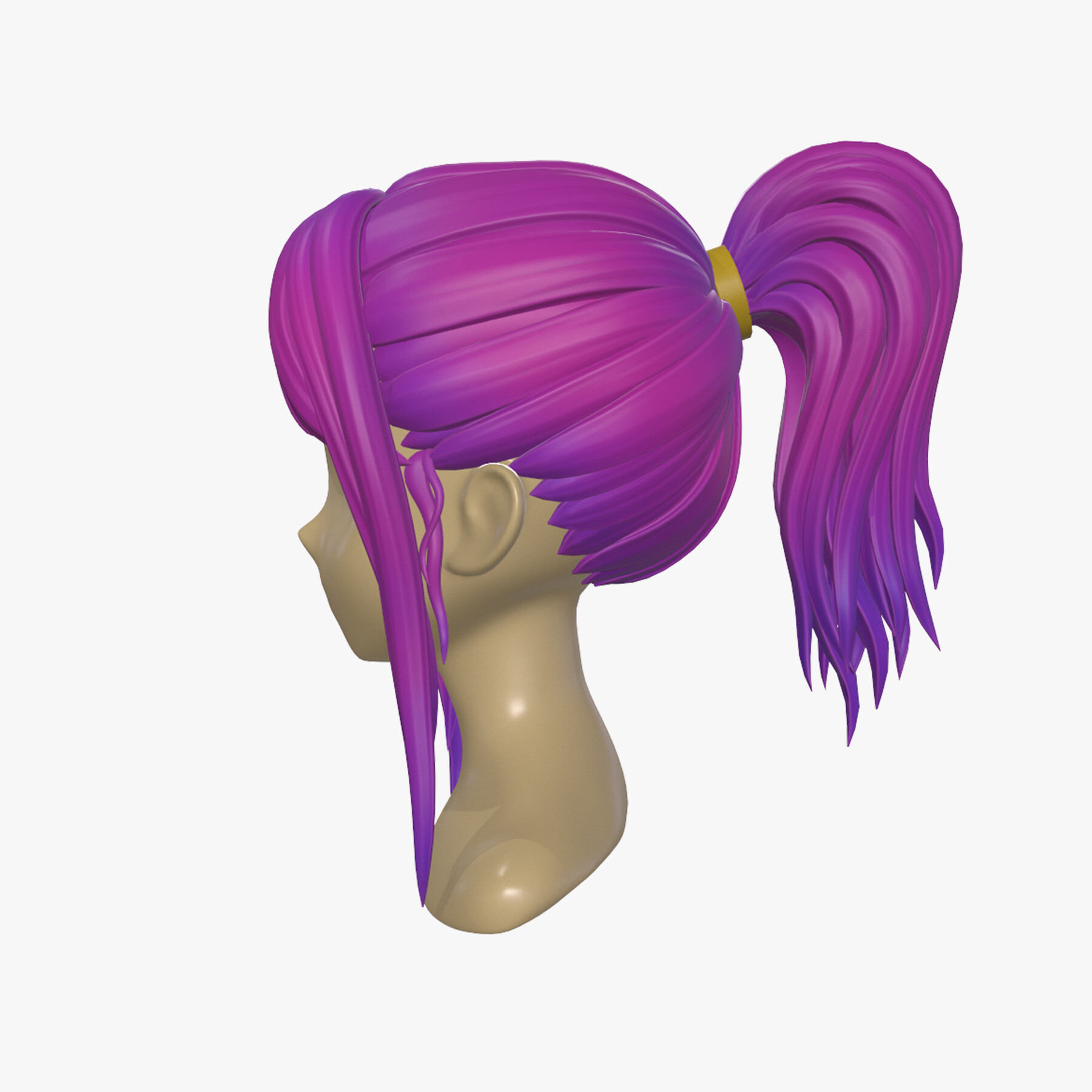 ArtStation - Long Hair | Game Assets