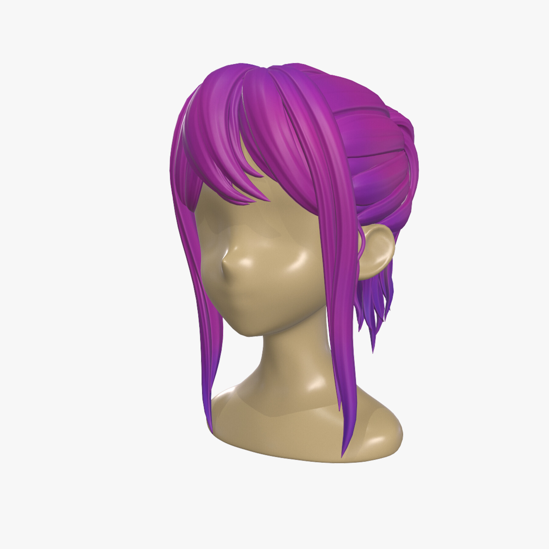 ArtStation - Long Hair | Game Assets