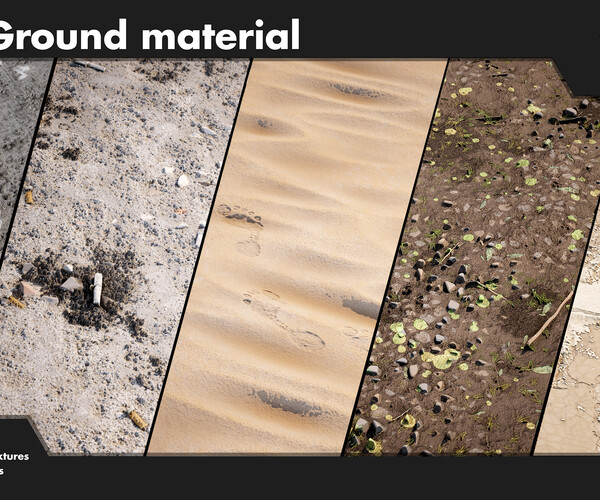 ArtStation - 5 sbsar Ground material VOL.2 | Game Assets