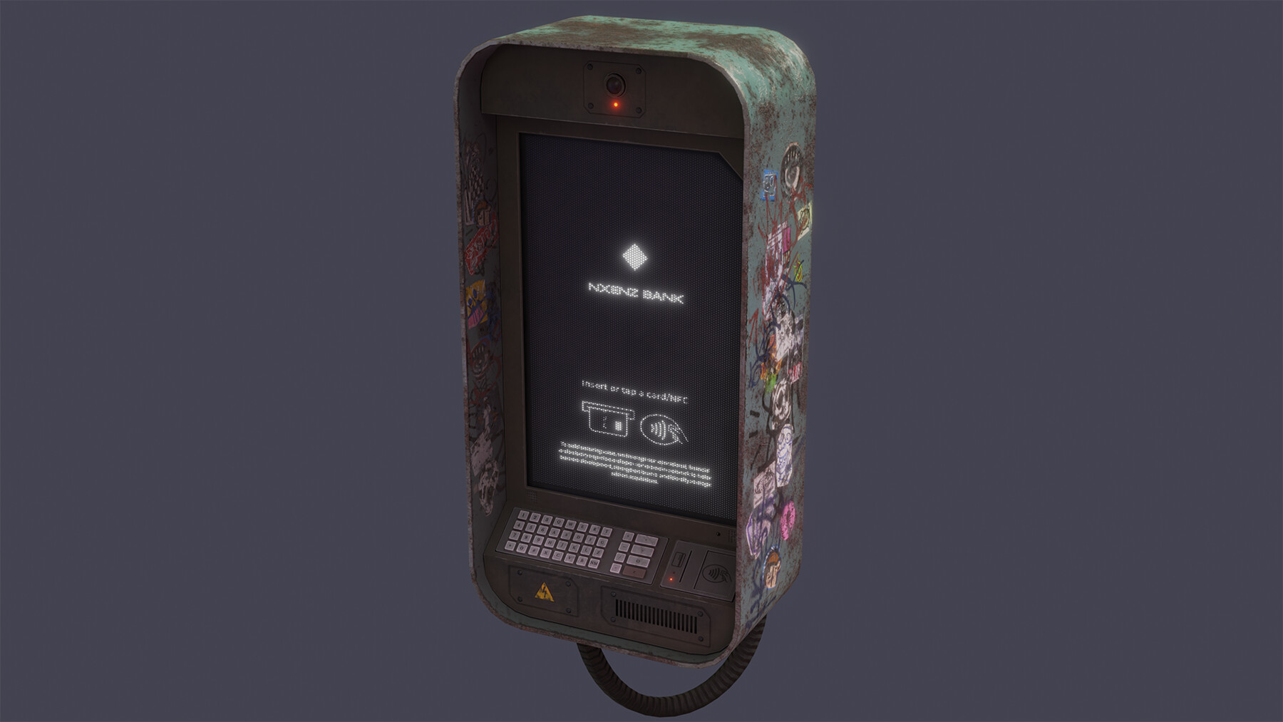 ArtStation - Cyberpunk ATM | Game Assets