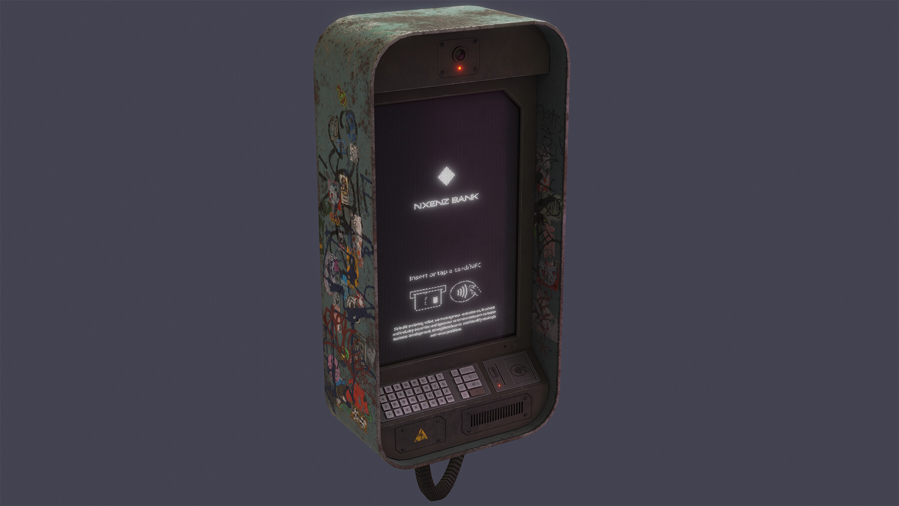 ArtStation - Cyberpunk ATM | Game Assets