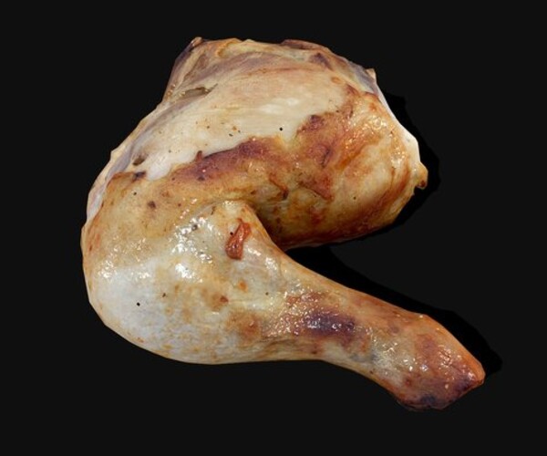 ArtStation - Chicken Leg - Photoscaned model | Game Assets