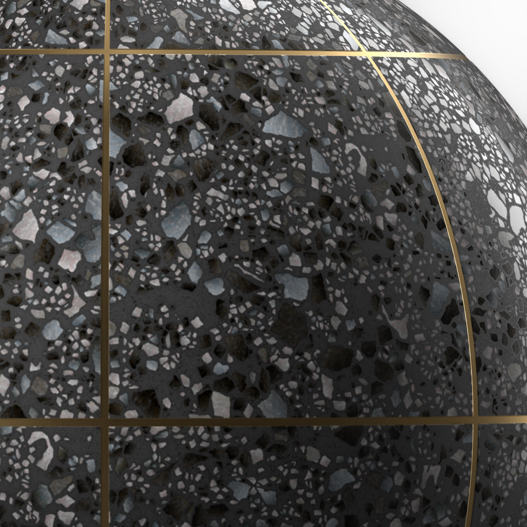 ArtStation - Terrazzo Materials 13- Tiling By Metal Gaps - Pbr 4k ...