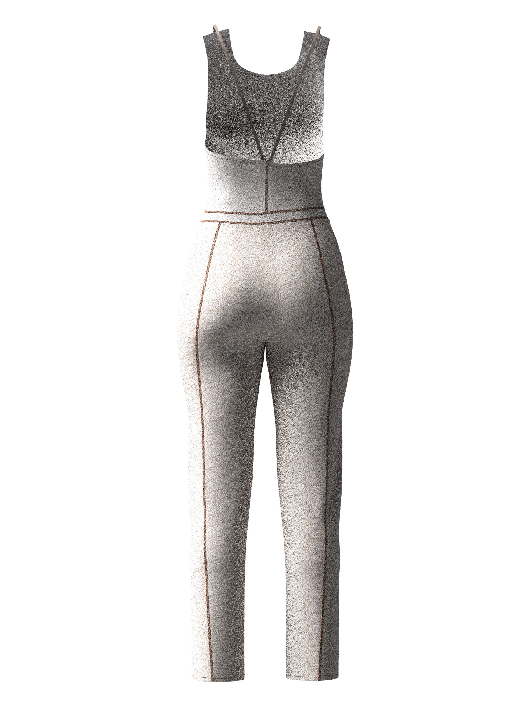 ArtStation - 3D WOMAN PATTERN OVERALLS | Resources