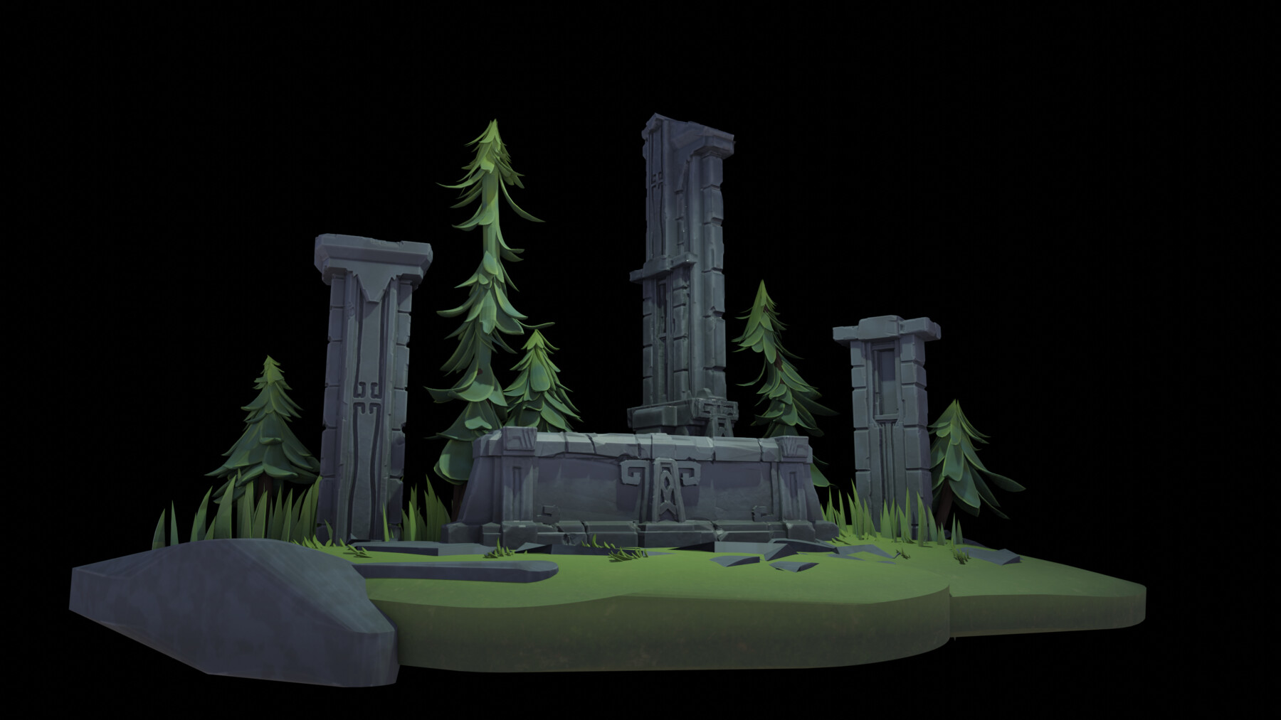 ArtStation - Battle Stage Concept Art Pipeline Tutorial + 3D Kit ...