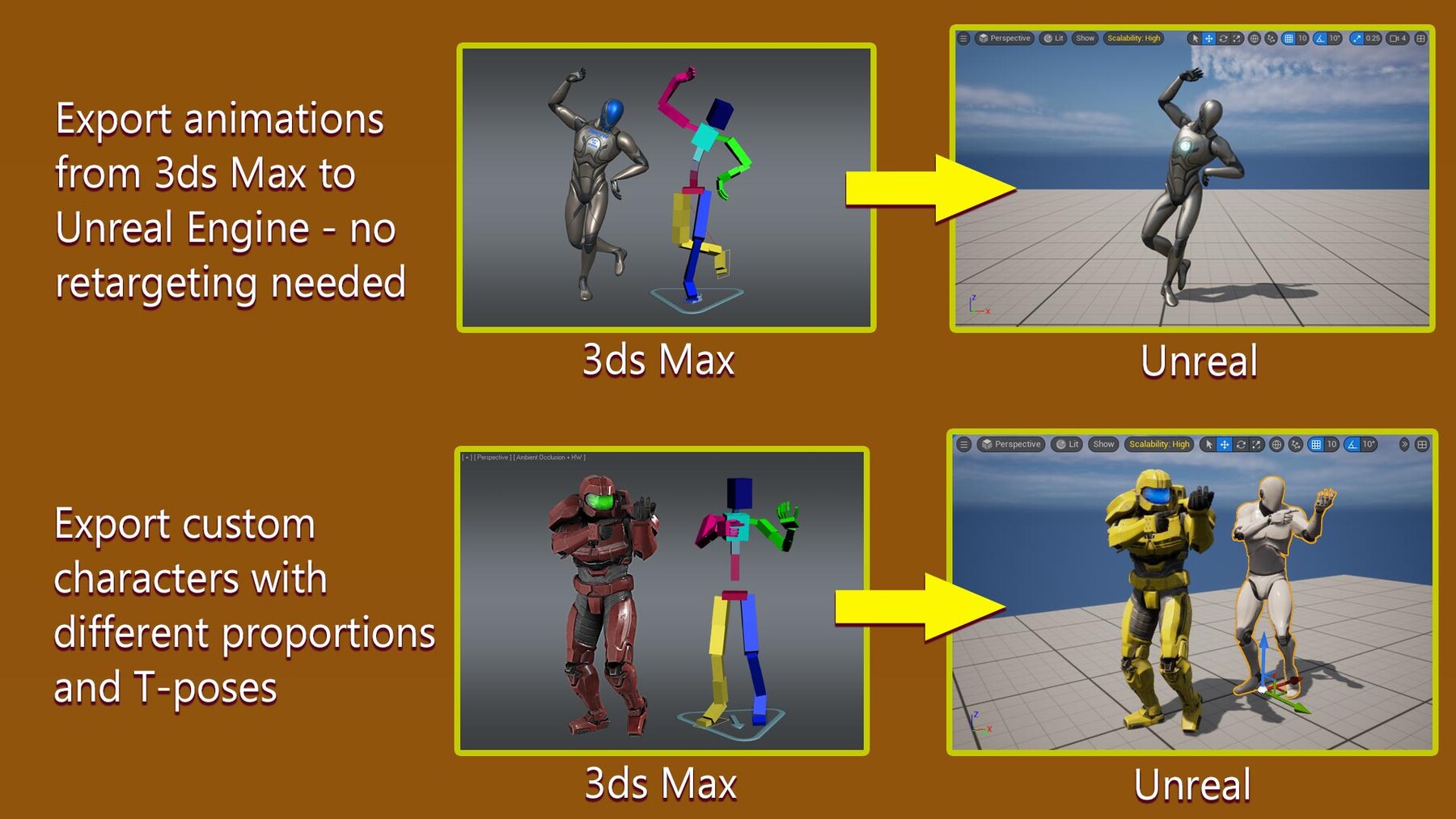 ArtStation - CAT to Unreal Engine Templates for 3ds Max | Resources