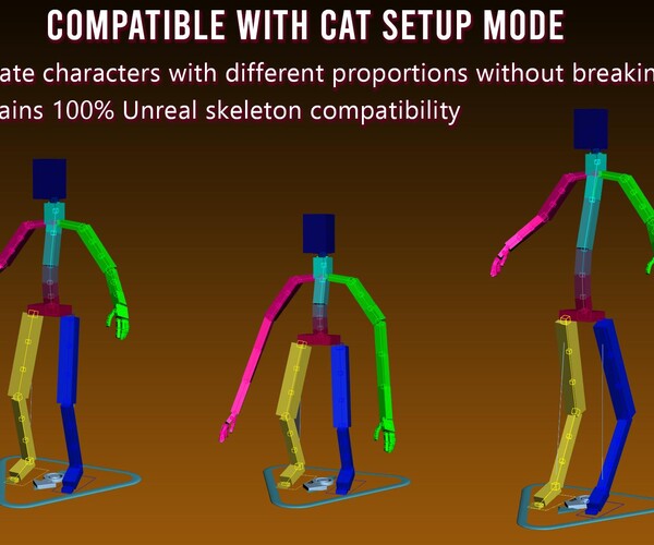 ArtStation - CAT to Unreal Engine Templates for 3ds Max | Resources
