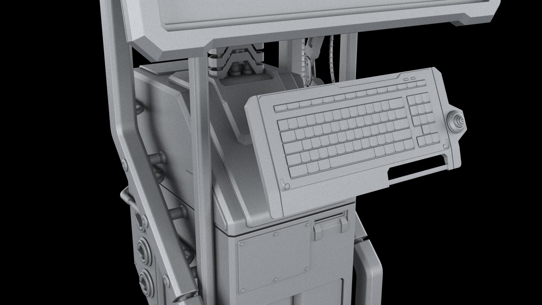 ArtStation - Sci-fi Terminal | Resources