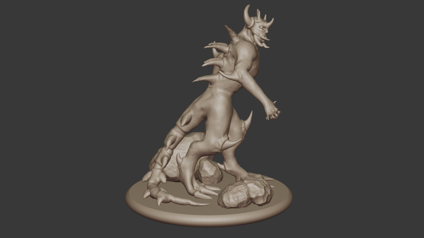 ArtStation - The Spiked Daemon 3D model for Printing | Resources
