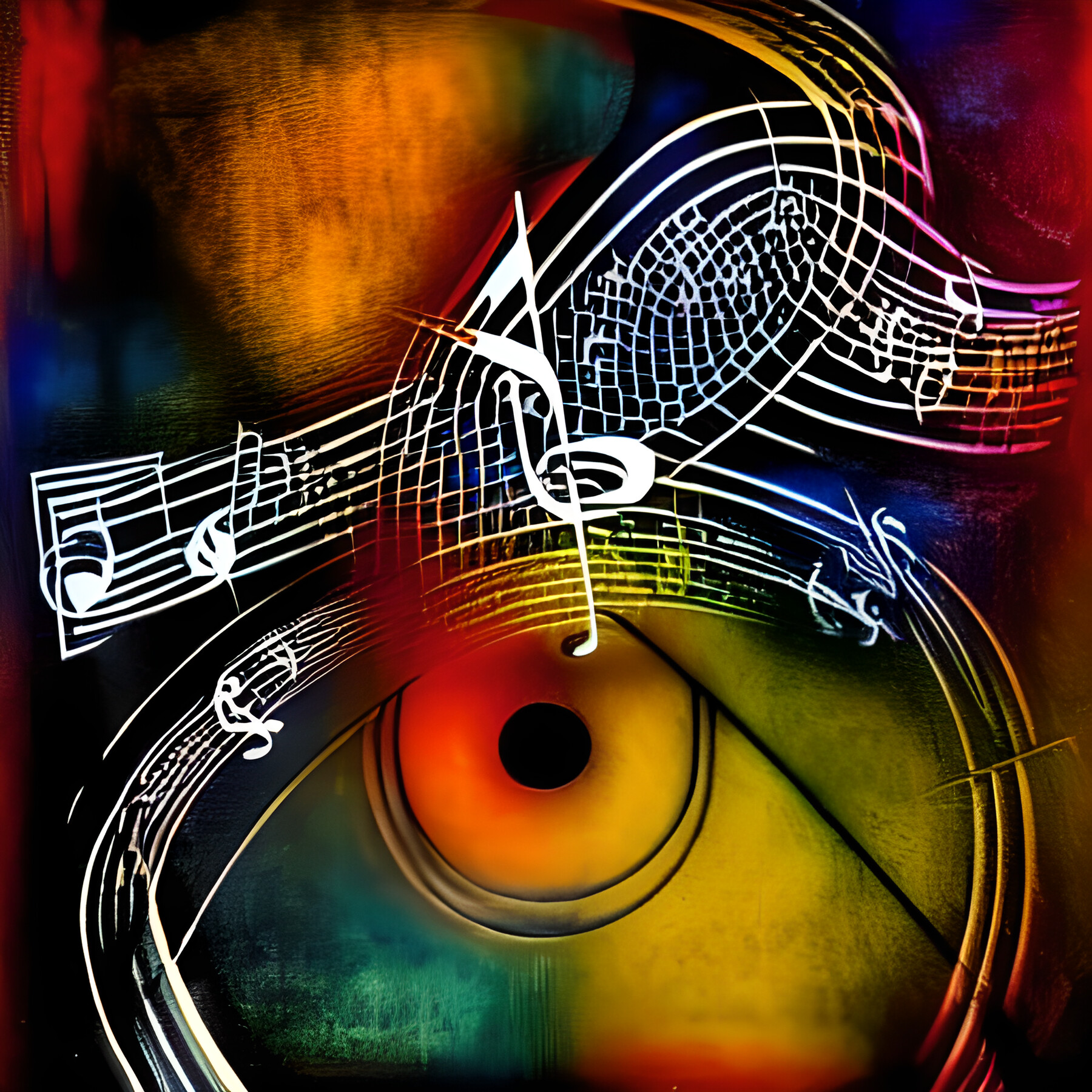 ArtStation - Abstract Image Of Musical Symbols | Artworks