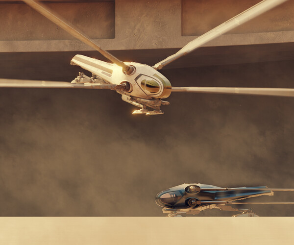 ArtStation - Dune Ornithopter | Resources