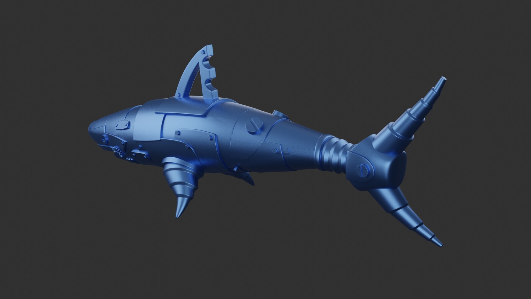 ArtStation - Spaceship in Fish Shape | Resources
