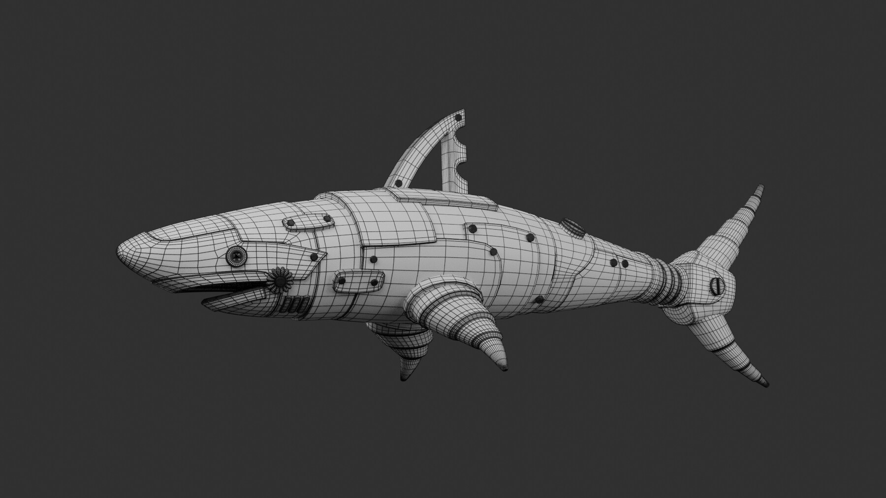 ArtStation - Spaceship in Fish Shape | Resources