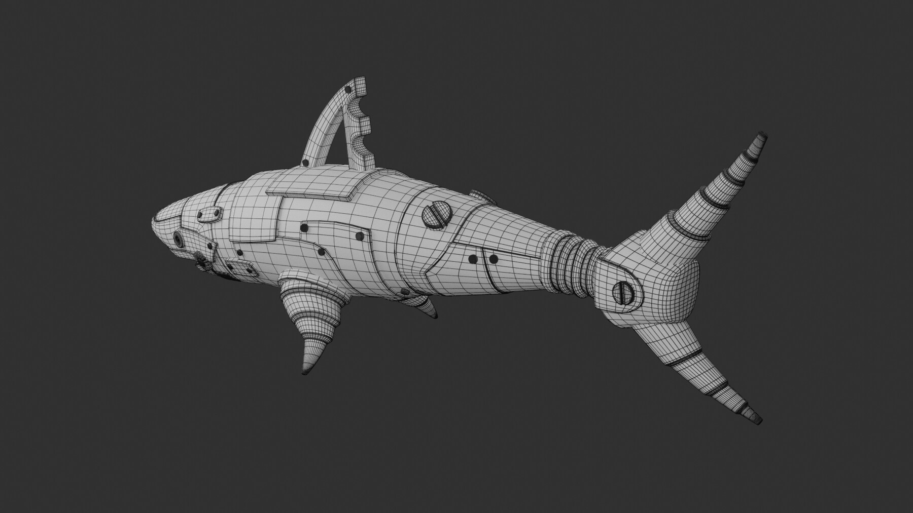 ArtStation - Spaceship in Fish Shape | Resources