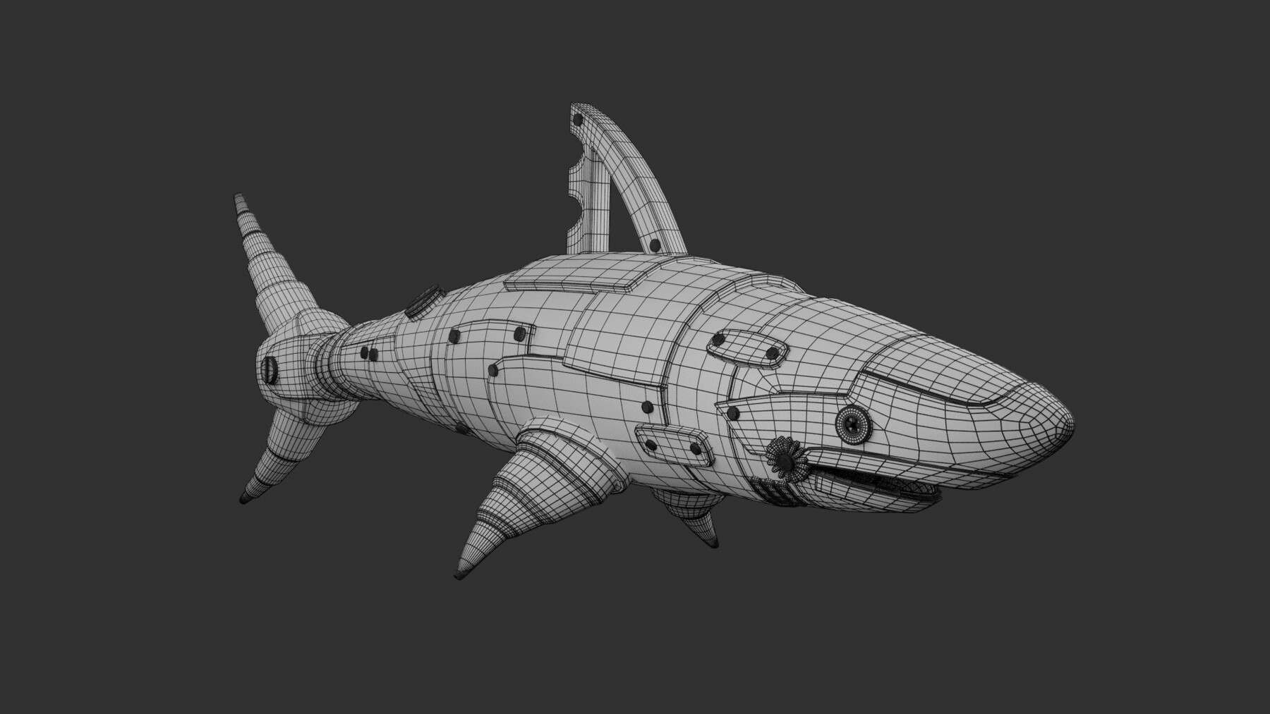 ArtStation - Spaceship in Fish Shape | Resources